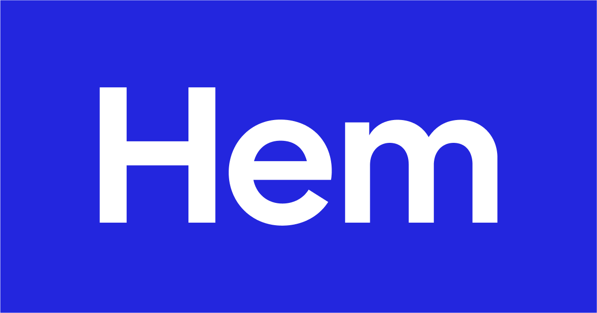 Log in to your Hem Pro account — Hem